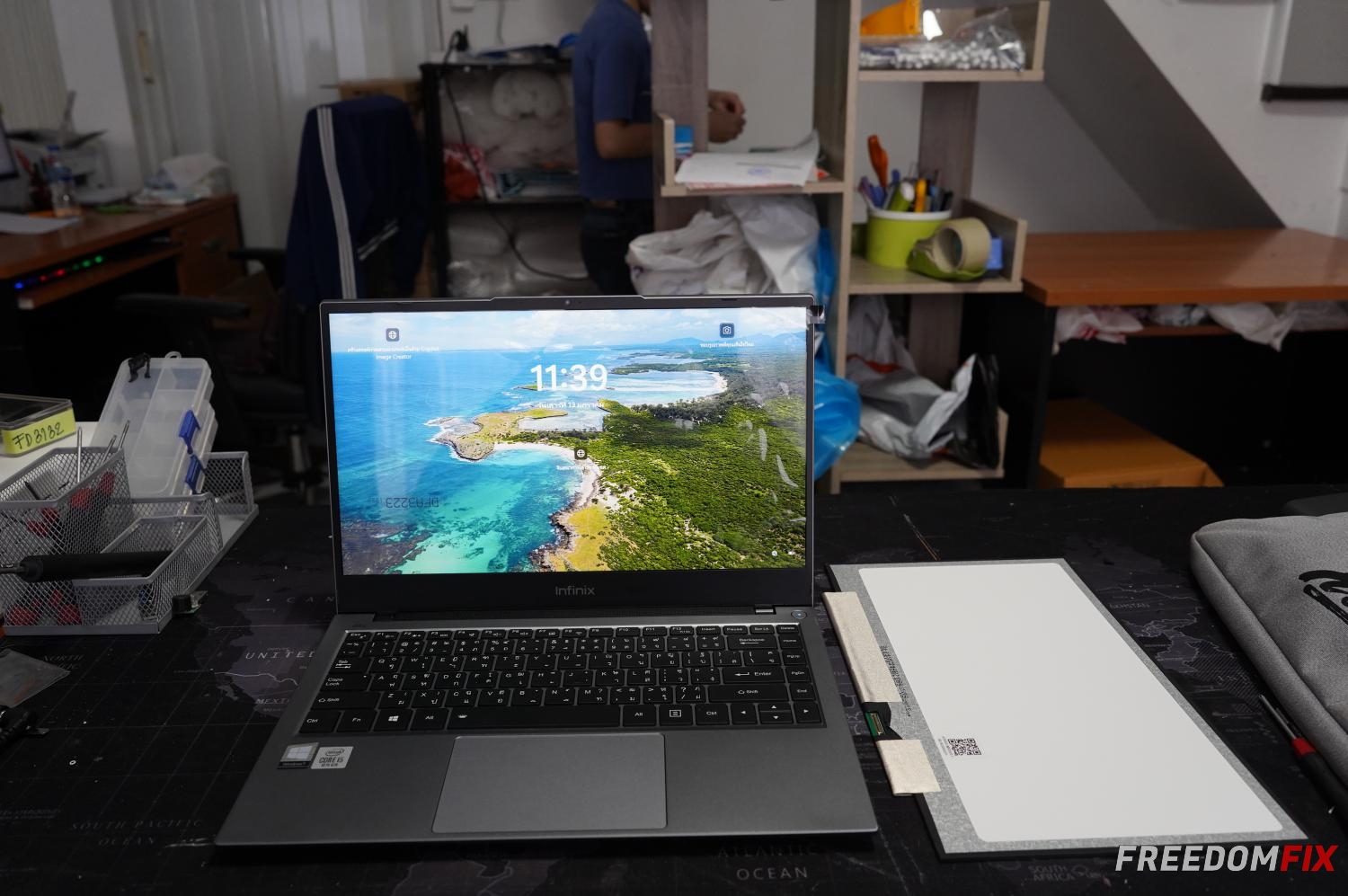 รับเปลี่ยนจอโน๊ตบุ๊ค INFINIX INBOOK X1 XL11 จอแตก จอร้าว จอเสีย เป็น ...