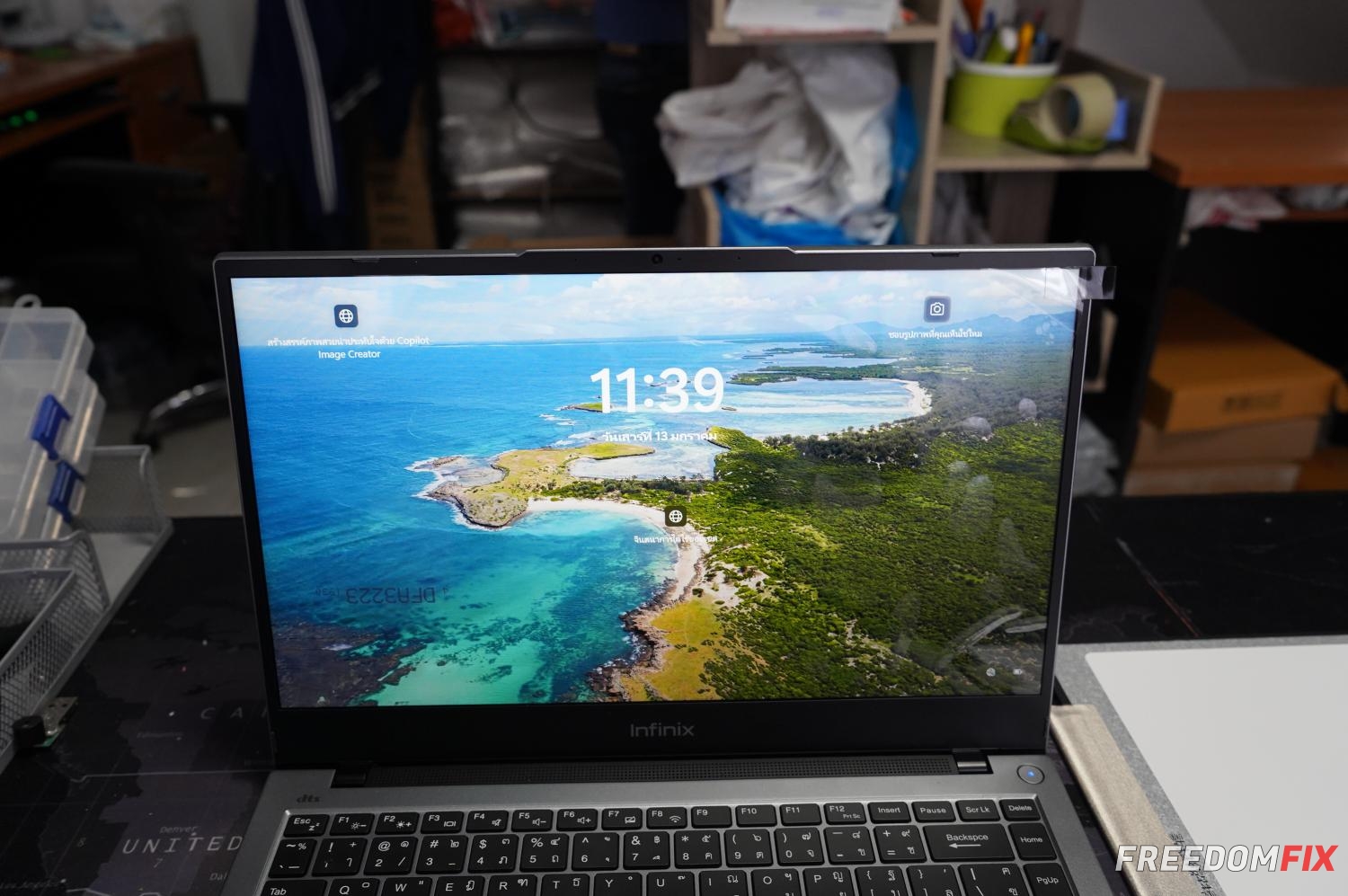 รับเปลี่ยนจอโน๊ตบุ๊ค INFINIX INBOOK X1 XL11 จอแตก จอร้าว จอเสีย เป็น ...