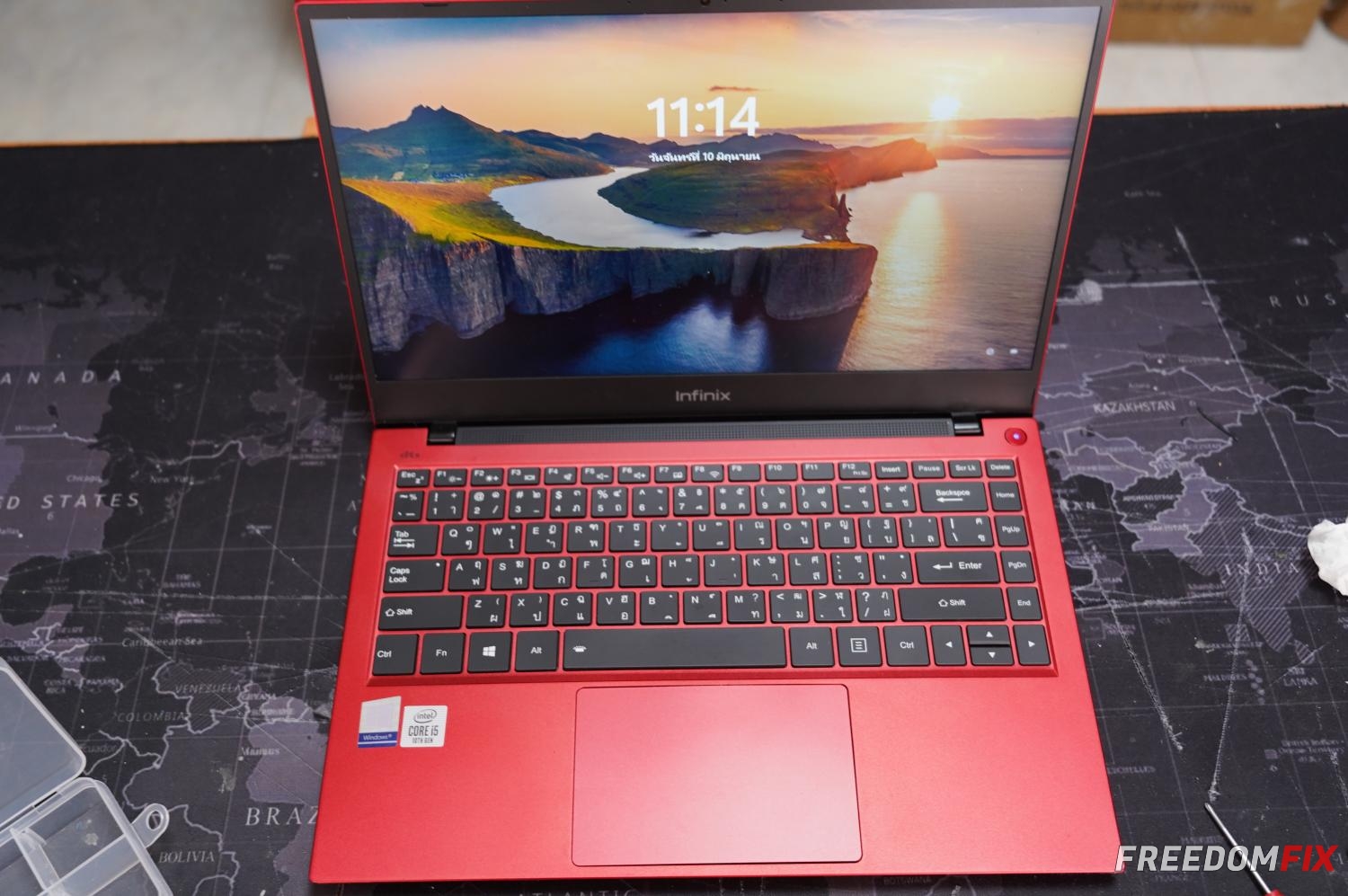 รับซ่อมบอดี้ บานพับ INFINIX INBOOK XL11 บานพับหัก ฝาจอหัก บานพับหลุด ...