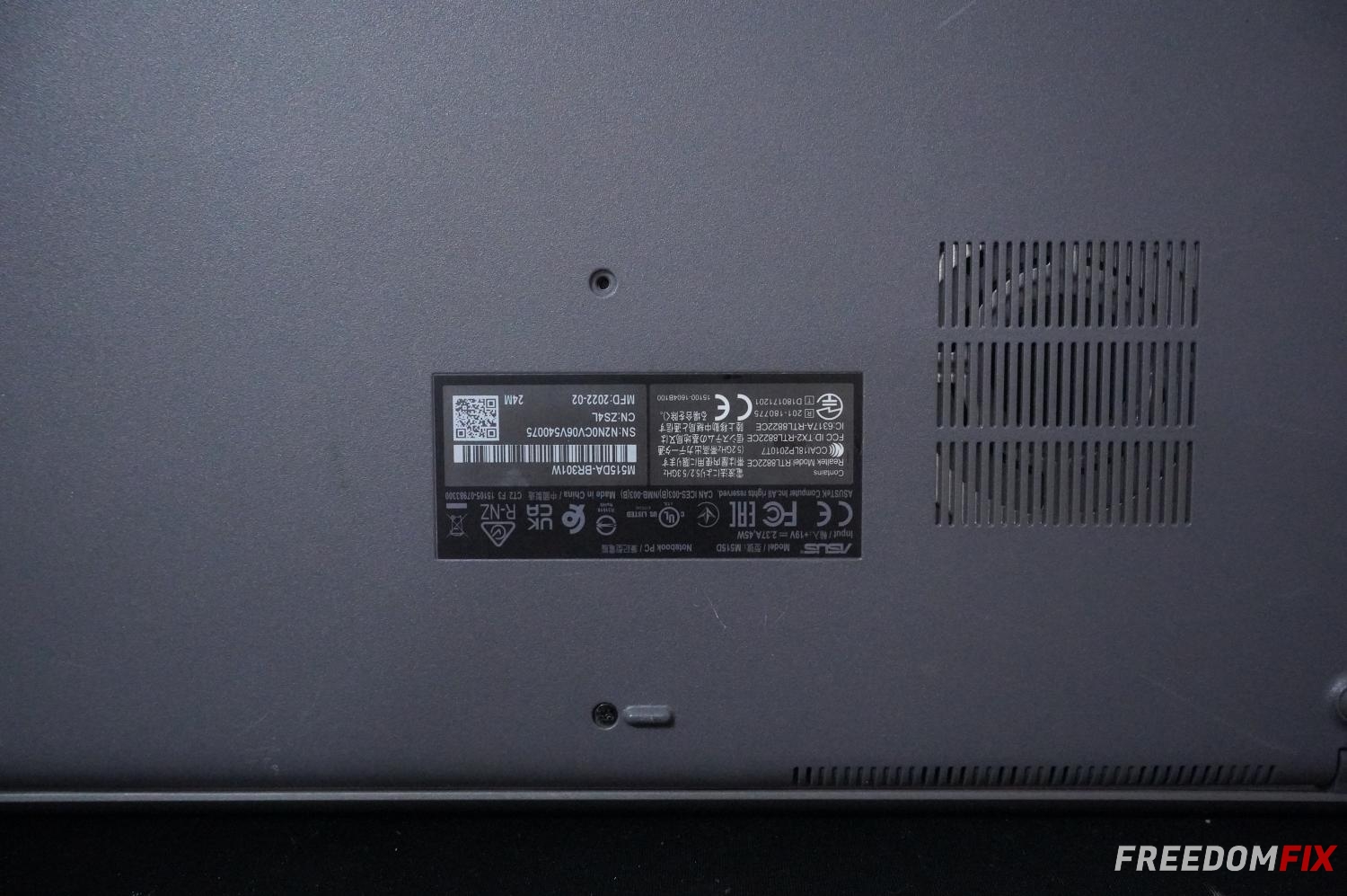 รับเปลี่ยนจอโน๊ตบุ๊ค Notebook Asus M515D จอแตก จอร้าว จอเสีย สีเพี้ยน ...