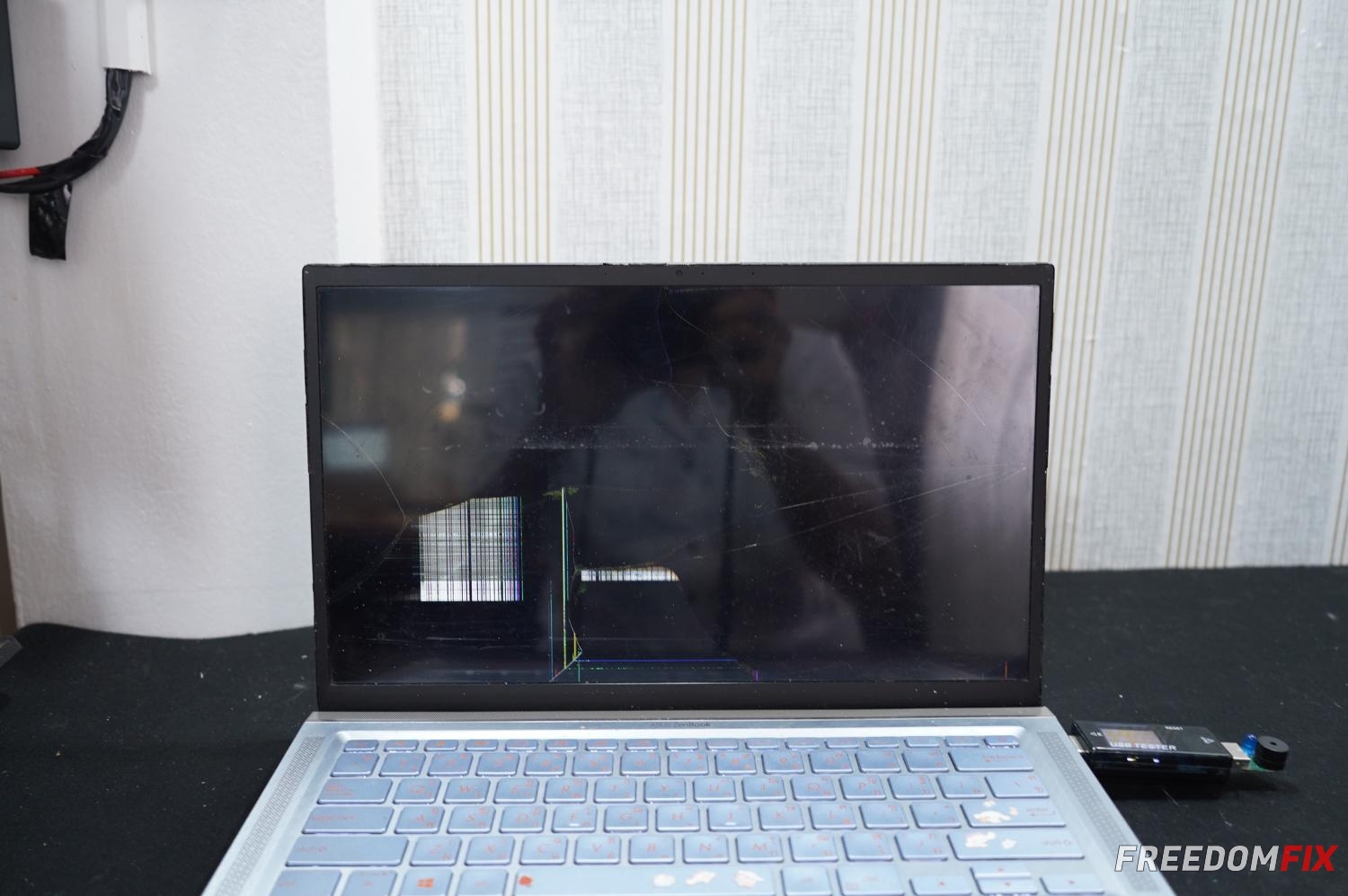 รับเปลี่ยนจอโน๊ตบุ๊ค Notebook Asus UM431D จอแตก จอร้าว จอเสีย สีเพี้ยน ...